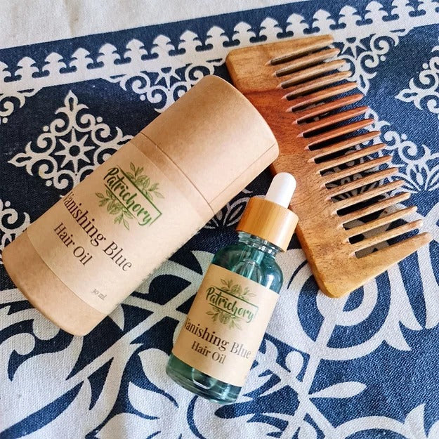 Vanishing Blue Hair Oil – The Castile Soap Shop